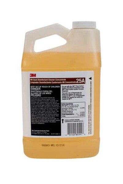 3M™ HB Quat Disinfectant Cleaner Concentrate 25A, 0.5 Gallon | Carmens ...
